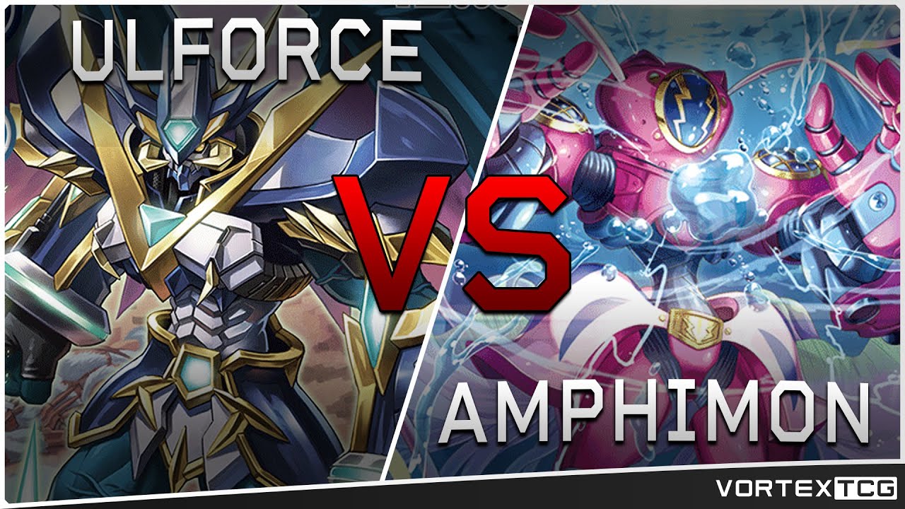 Digimon Card Game: UlforceVeedramon VS Amphimon [RB01 Format] - YouTube