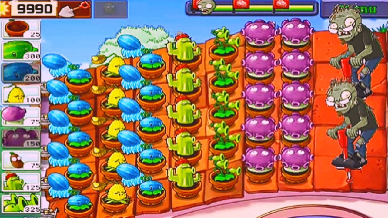 Plants vs Zombies | Mini Games | ZomBotany vs Pogo Party | GAMEPLAY ...