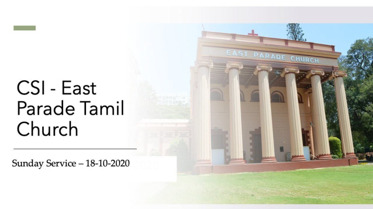 East Parade Tamil Church October 18th - Sunday Service - YouTube