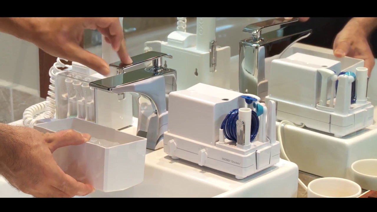 Bathroom demo of the BROXO JET (Broxo OraJets) - YouTube