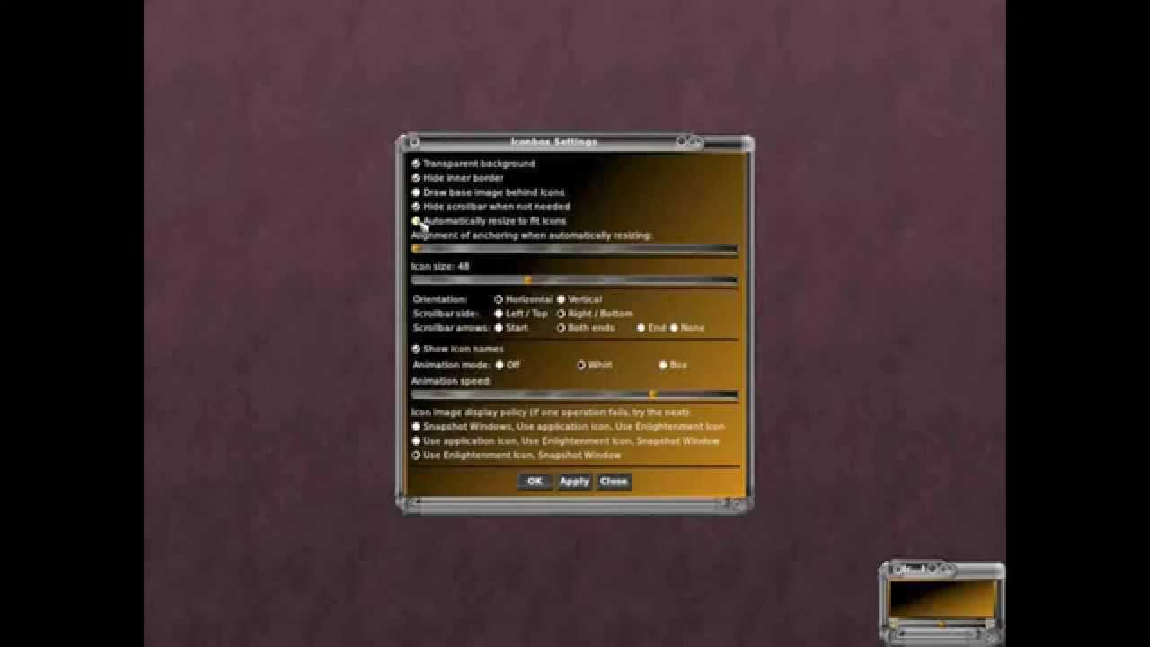 e16 (enlightenment DR16) window manager *best seen in HQ. - YouTube