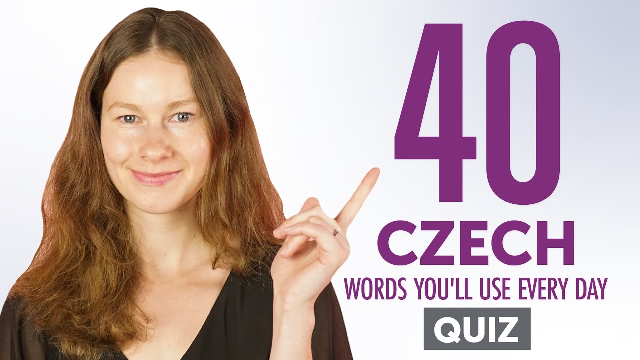 Quiz | 40 Czech Words You'll Use Every Day - Basic Vocabulary #44 - YouTube