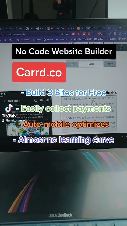 Carrd.co - no-code website builder - YouTube
