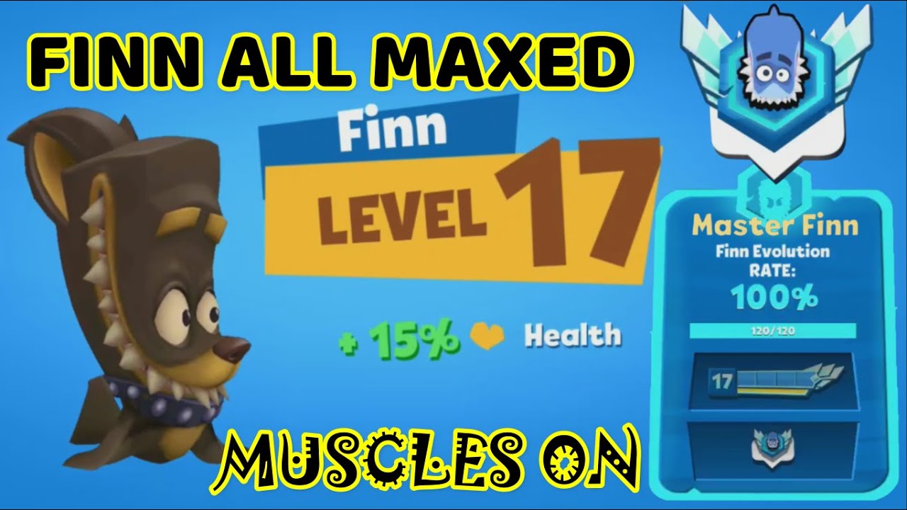 Finn ALL MAXED ~ Solo Muscles ON ~ Even with Lag??? - YouTube
