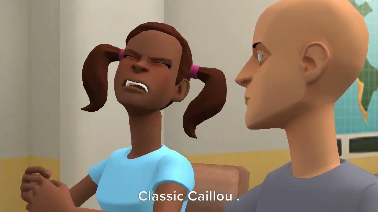 Classic Caillou Misbehaves at school and gets grounded - YouTube
