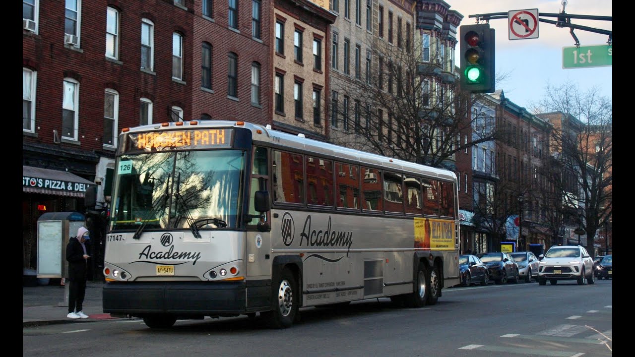 ᴴᴰ Front POV: Academy Bus ride on the NJT 126! - February 2025 - YouTube