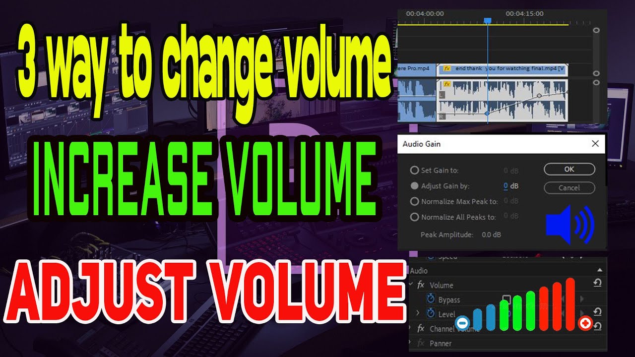How To Increase Audio Volume In Premiere Pro YouTube How To Increase Audio Volume In Premiere Pro YouTube