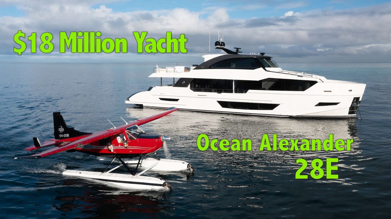 $18 Million Yacht tour - Ocean Alexander 28E - YouTube