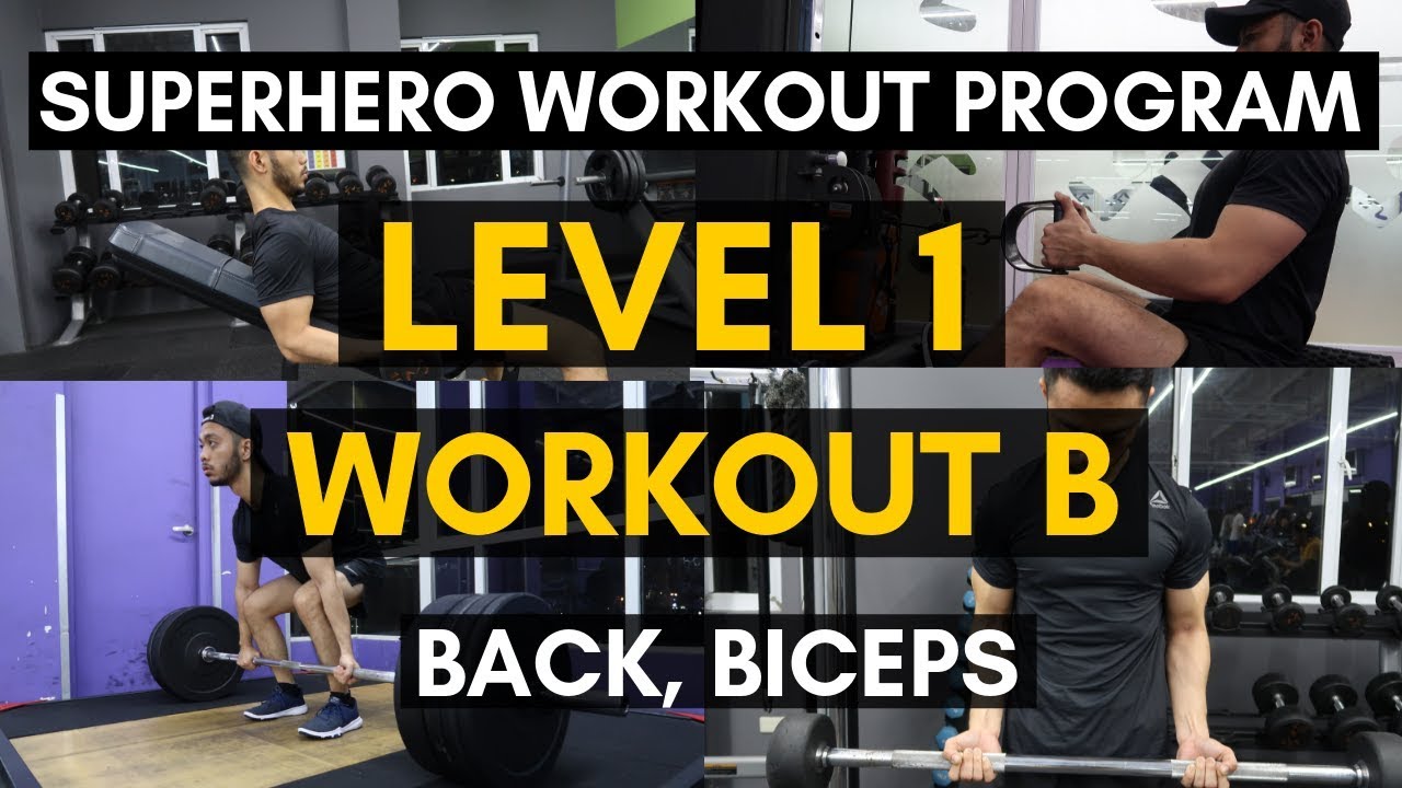 Vid. 12: WORKOUT B (Level 1) | Back, Biceps | Pinoy Fitness | Pinoy ...
