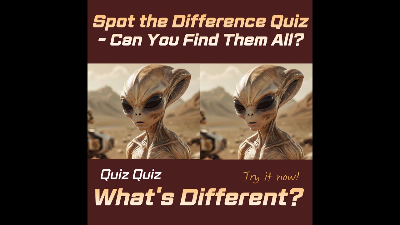 Spot the Difference Quiz - Can You Find Them All? (3) - YouTube
