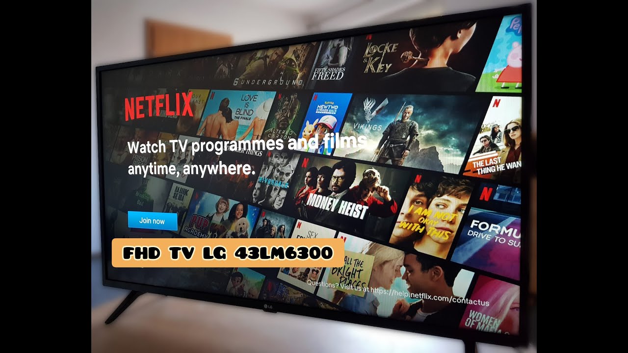 Обзор Full HD телевизора LG 43LM6300 - YouTube