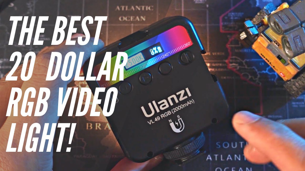 IT'S ONLY $20? - ULANZI VL49 RGB Mini Video LED Light Panel 6 Months ...