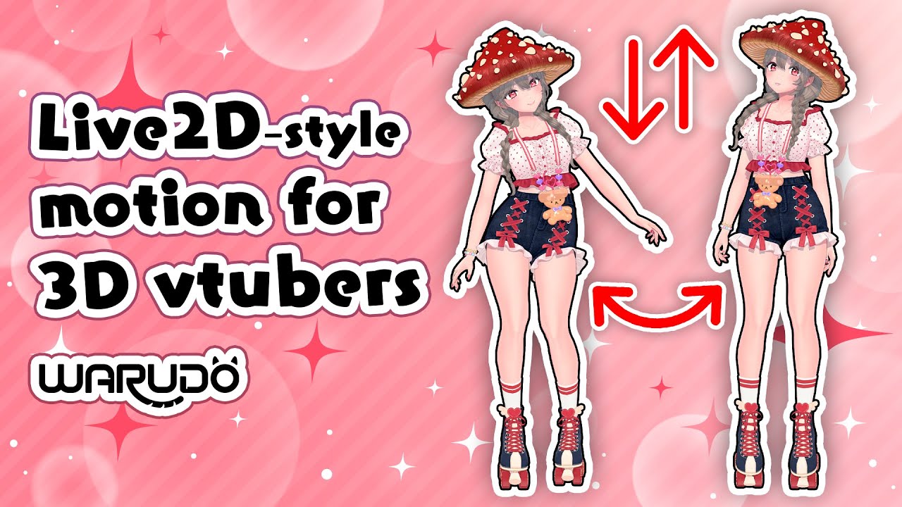 How to get Live2D-like body movement as a 3D vtuber! 【WARUDO TUTORIAL】 - YouTube