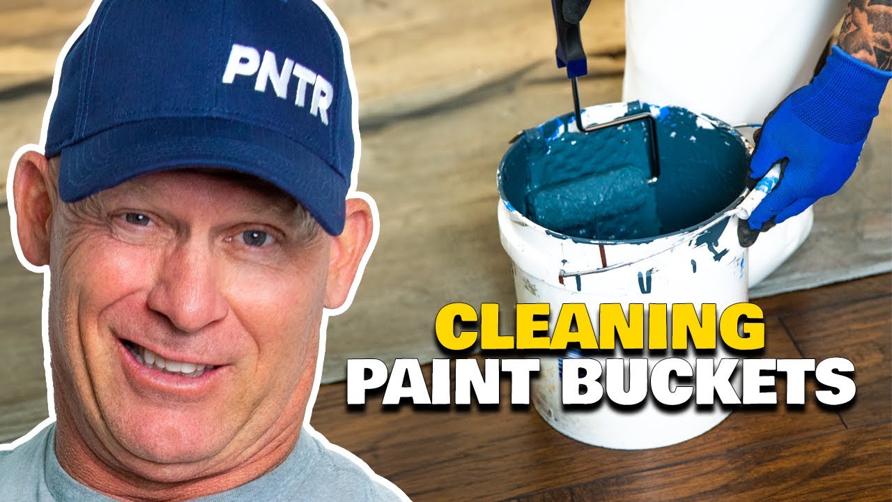 Cleaning Your Paint Buckets After Use. Professional Painting Tips ...