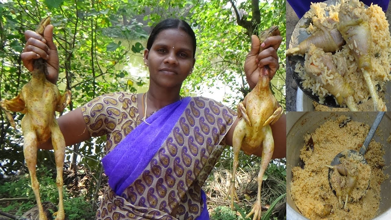 Country Chicken Dum Briyani | Nattu Kozhi Biryani in Tamil / நாட்டு ...