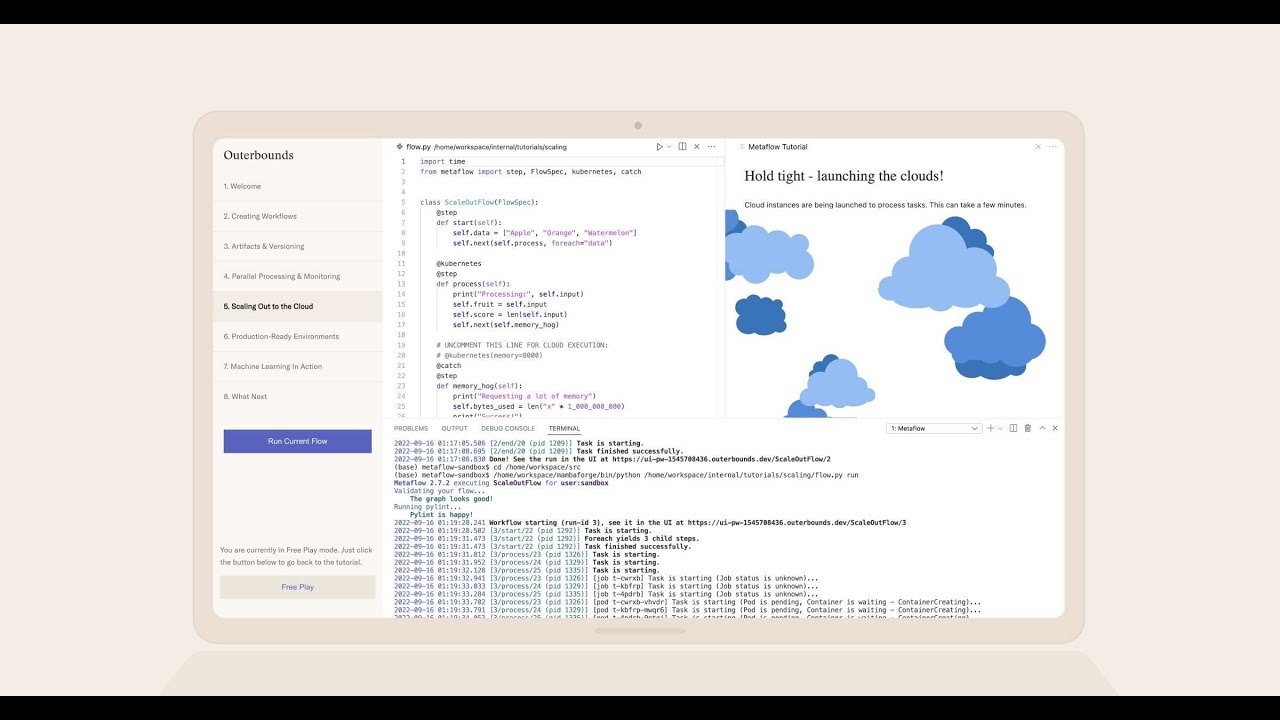 Metaflow Sandbox Demo: Free Data Science Infrastructure In the Browser ...