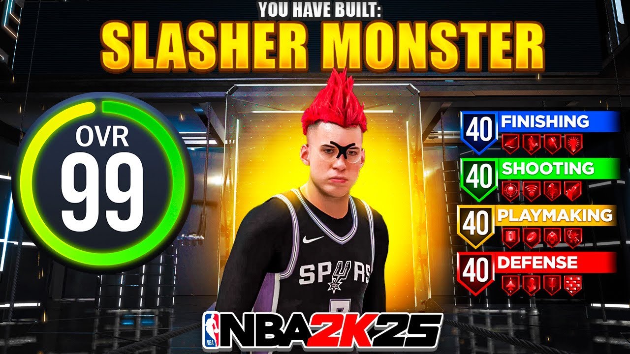 *NEW* The #1 Slasher Build on NBA2K25! (Best Jumpshot, Dunk Packages ...