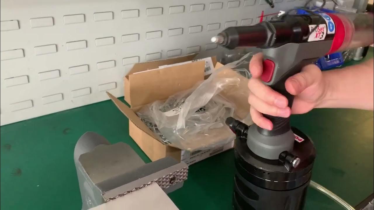 Stanley Avseal blind plug 8mm / 02961-00810 pneumatic rivet gun ProSet XT3 - YouTube