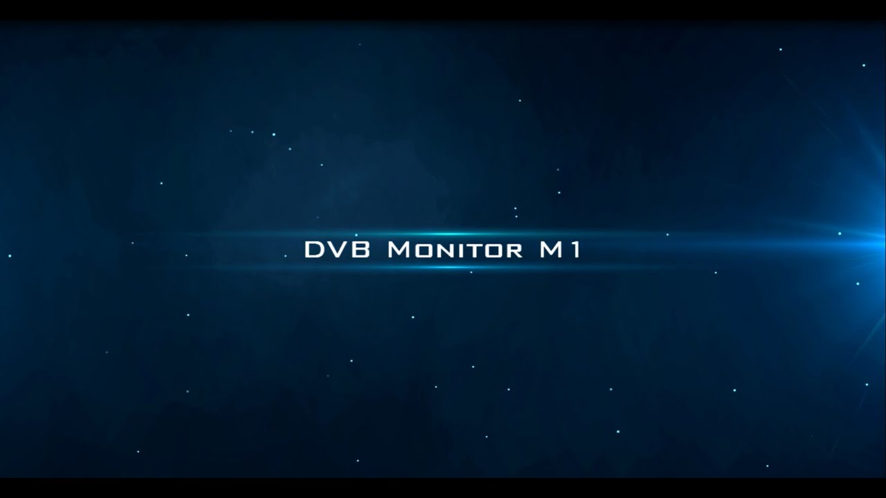 DVB Monitor M1 - monitoring and streaming - DVB MONITOR BY KVARTA - YouTube