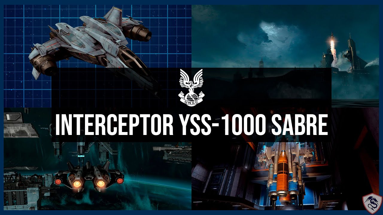 UNSC YSS-1000 Sabre, Análisis I Naves del Universo de Halo - YouTube