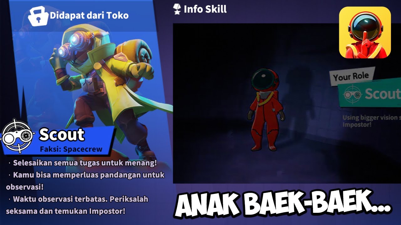 BELI ROLE SCOUT & SPACECREW LAIN JADI ANAK BAEK-BAEK! - SuperSuS - YouTube