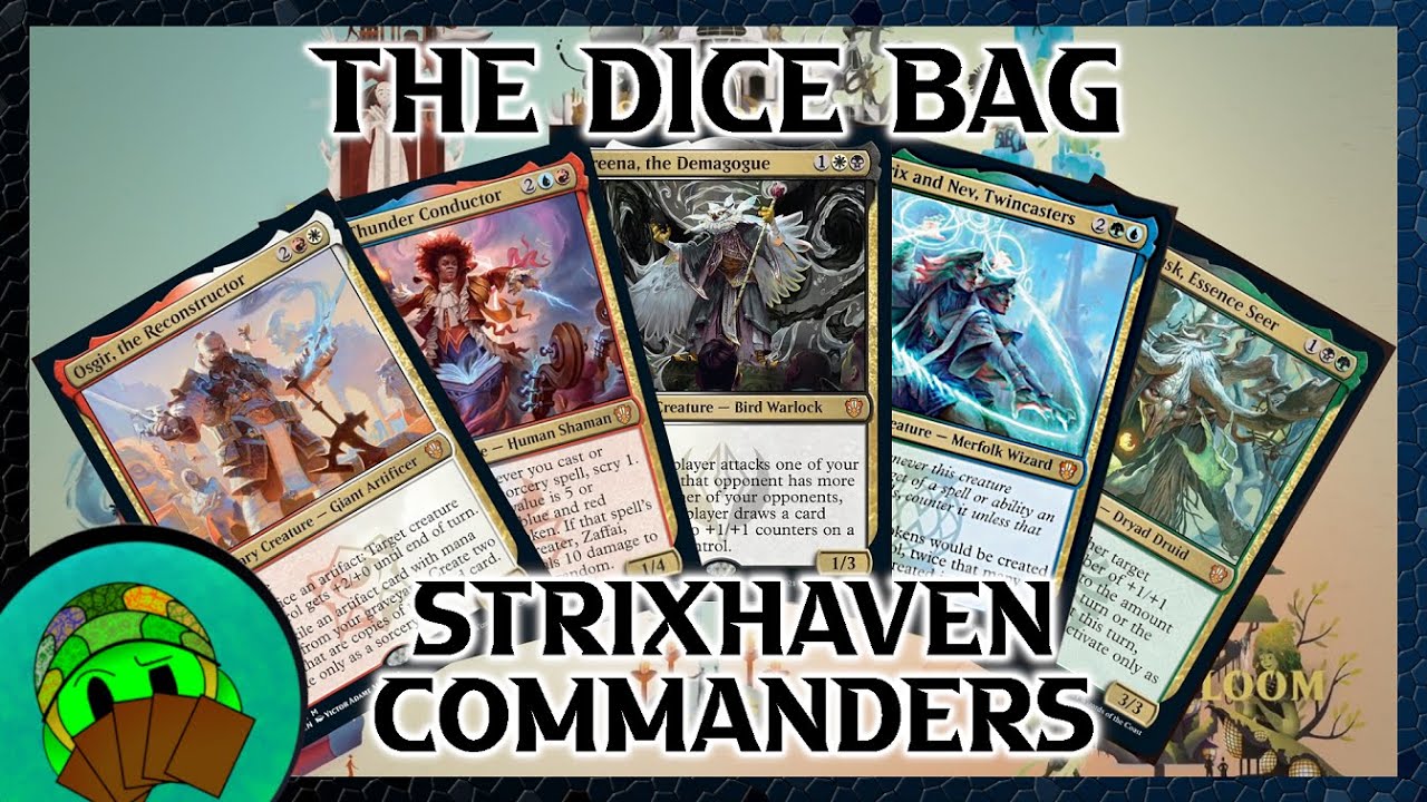 The Dice Bag Episode 5: Strixhaven Precon Commanders - YouTube
