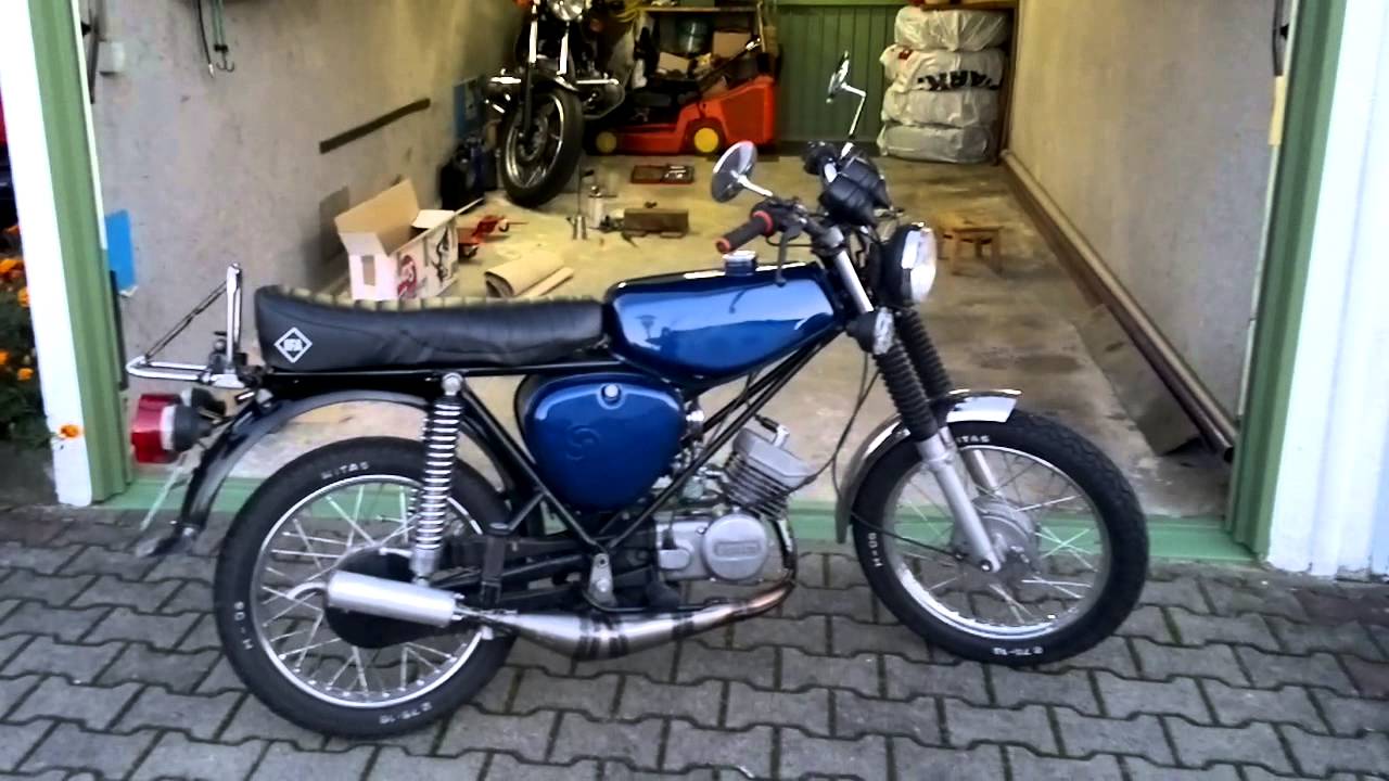Simson s51 erster Start mit Leo Vince Reso - YouTube