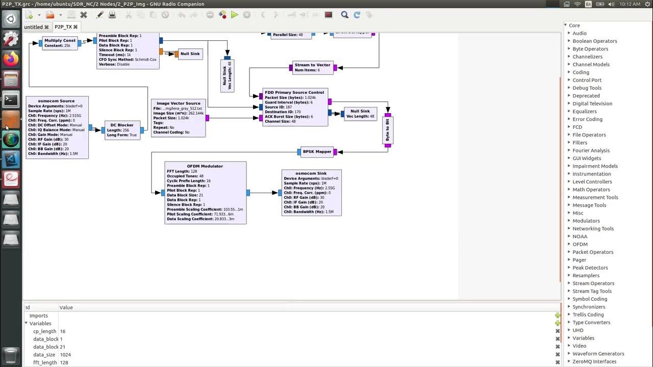 How to install SDR_NC on GNURadio liveimage - YouTube