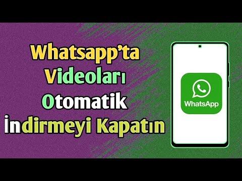 Whatsapp'ta Otomatik İndirme Videosu Nasıl Kapatılır (2024)