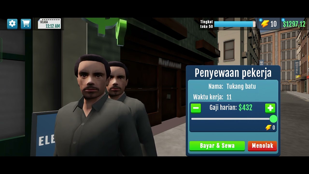 CARA MEMPERKERJAKAN KASIR - GAME SUPERMARKET SIMULATOR - YouTube
