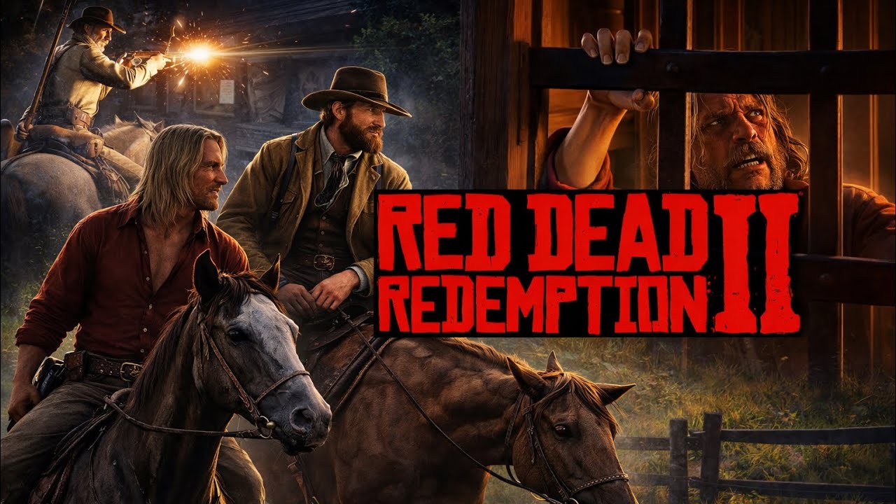 Red Dead Redemption 2 Breaking Micah Out of Jail - YouTube