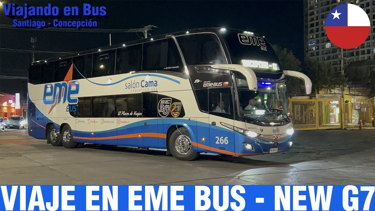 Viajando en Bus | Viaje en Eme Bus Santiago - Concepción (Bus Salon ...