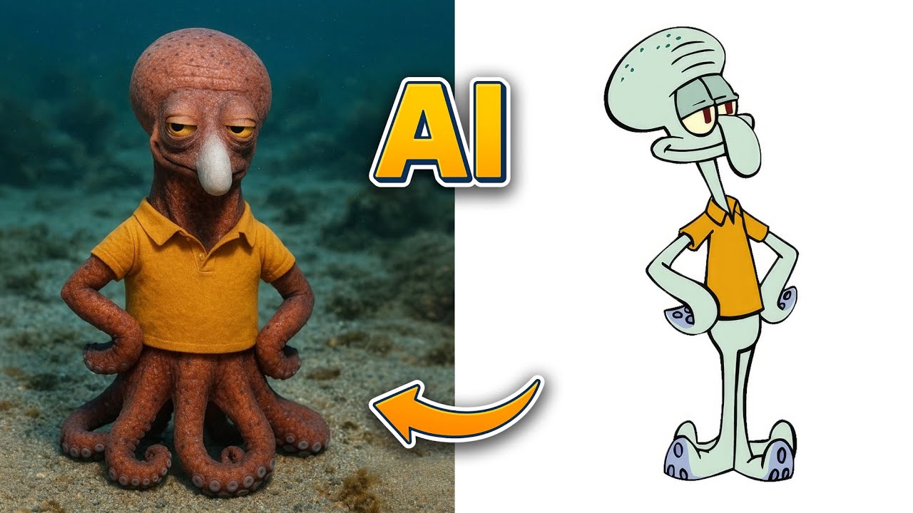 SpongeBob SquarePants Characters in REAL LIFE (AI Generated ...
