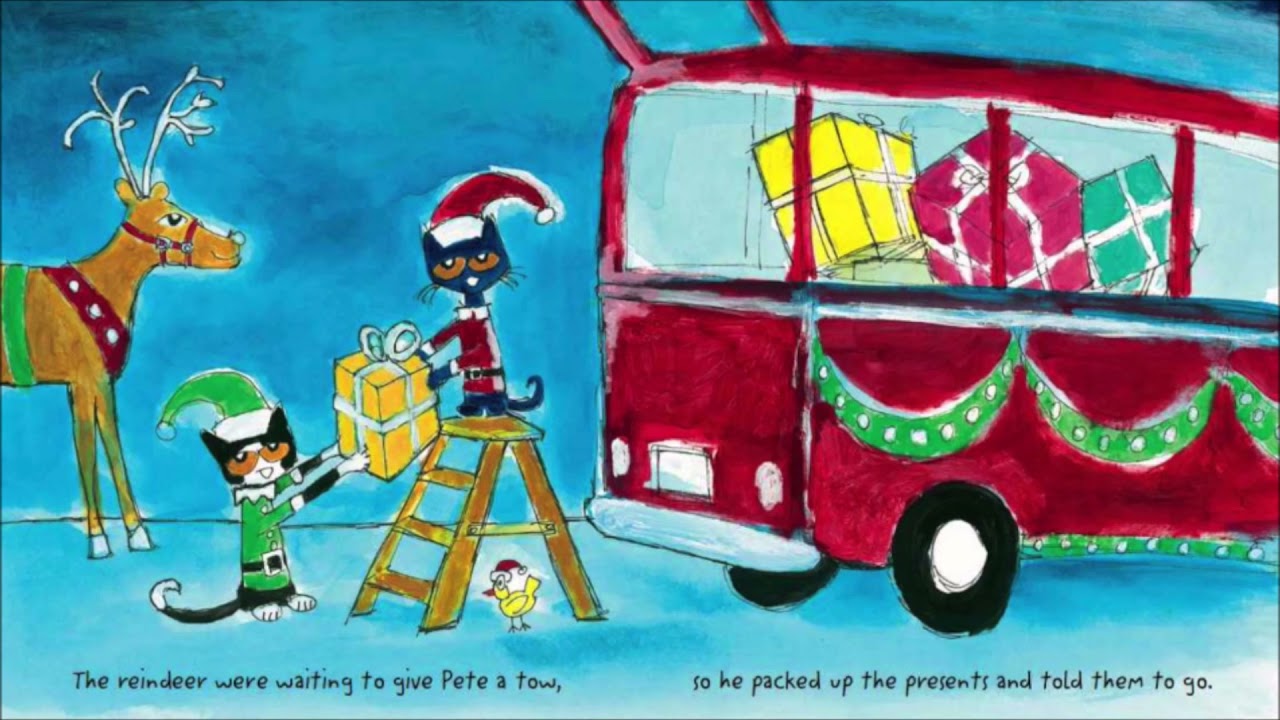 PhonicsMan Reads - Pete the Cat Saves Christmas | Holiday Read Aloud ...