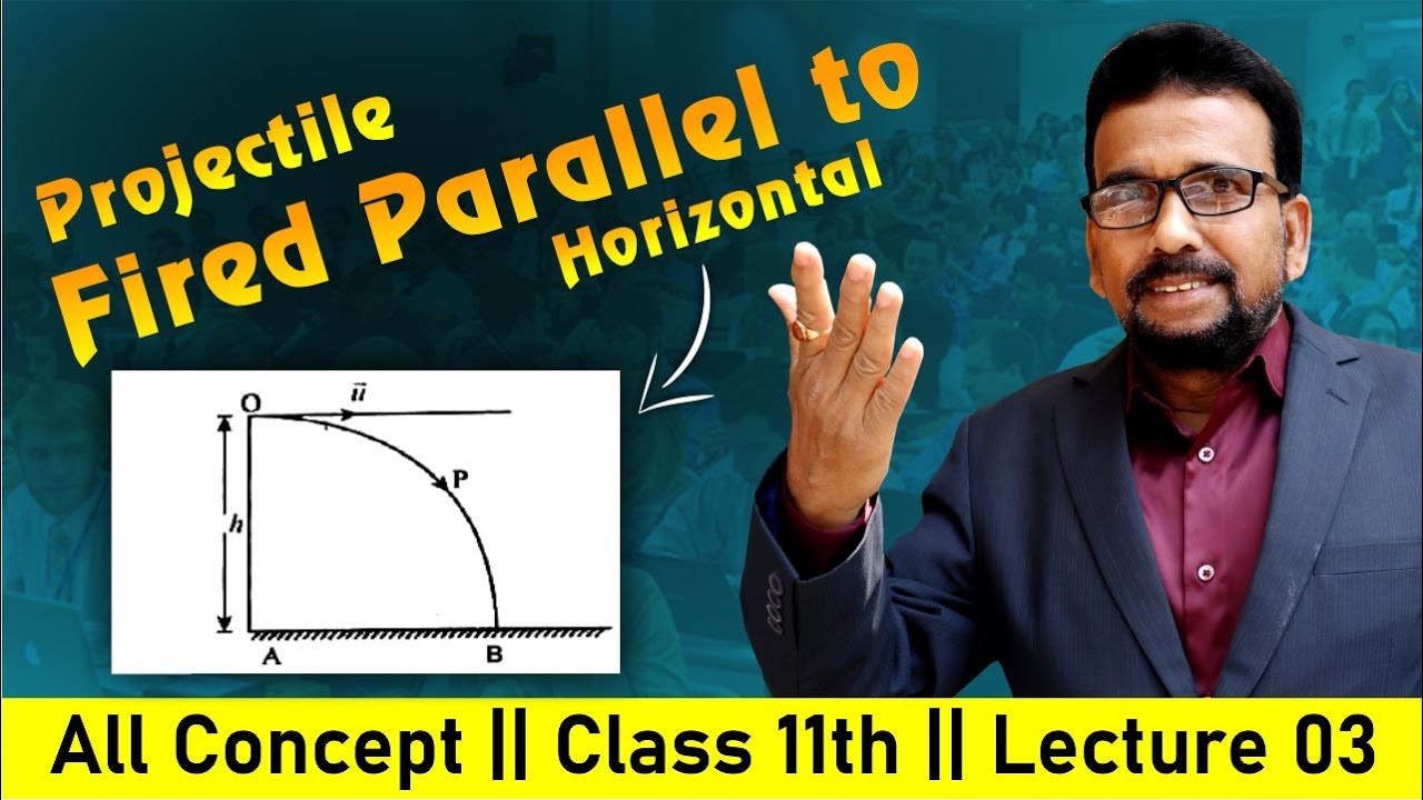 Projectile Fired Parallel to Horizontal || Projectile Class 11th - YouTube