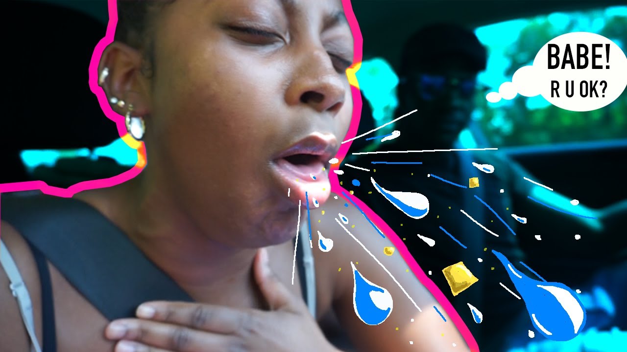 CHOKING PRANK ON FIANCE WHILE DRIVING!!! *Cute Reaction!* - YouTube