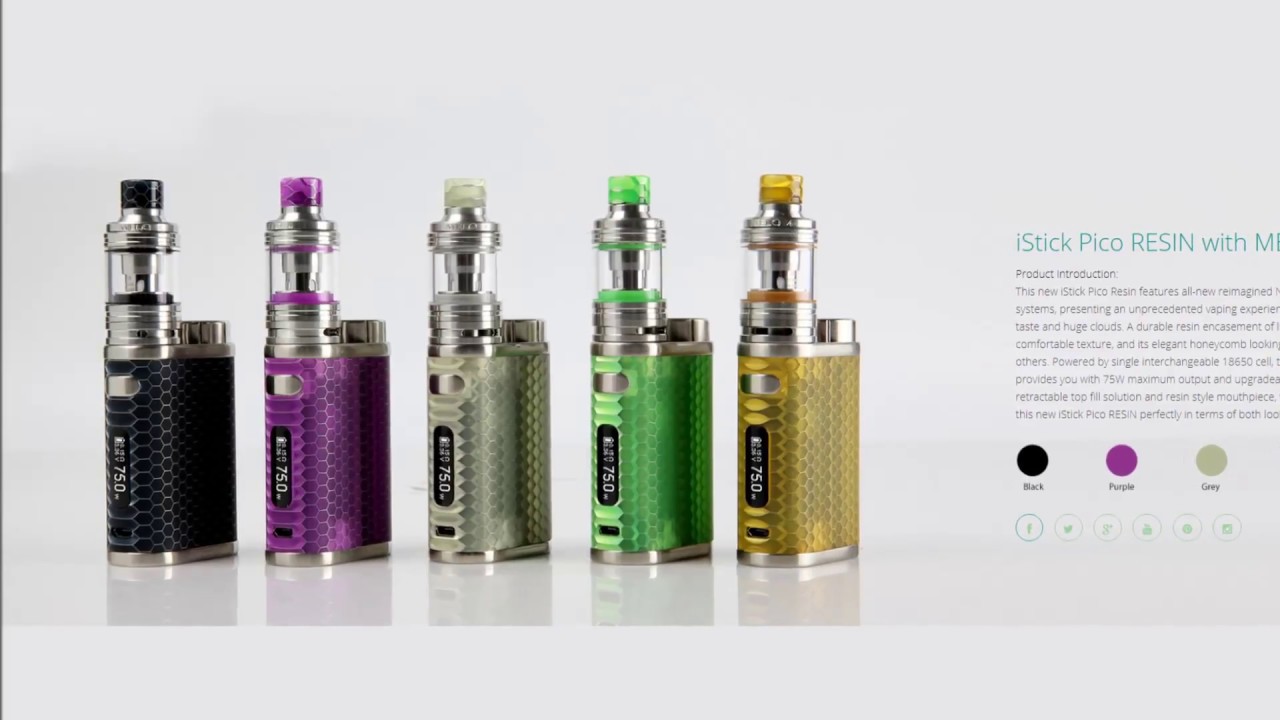 [Eleaf iStick Pico Resin with Melo 4] New Born with Resin body and ...