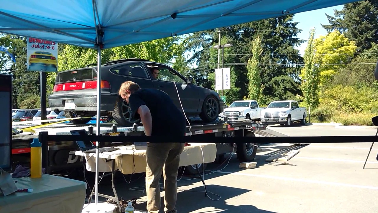 1988 Honda CRX with Nissan leaf motor and custom controller Dyno's 302 ...