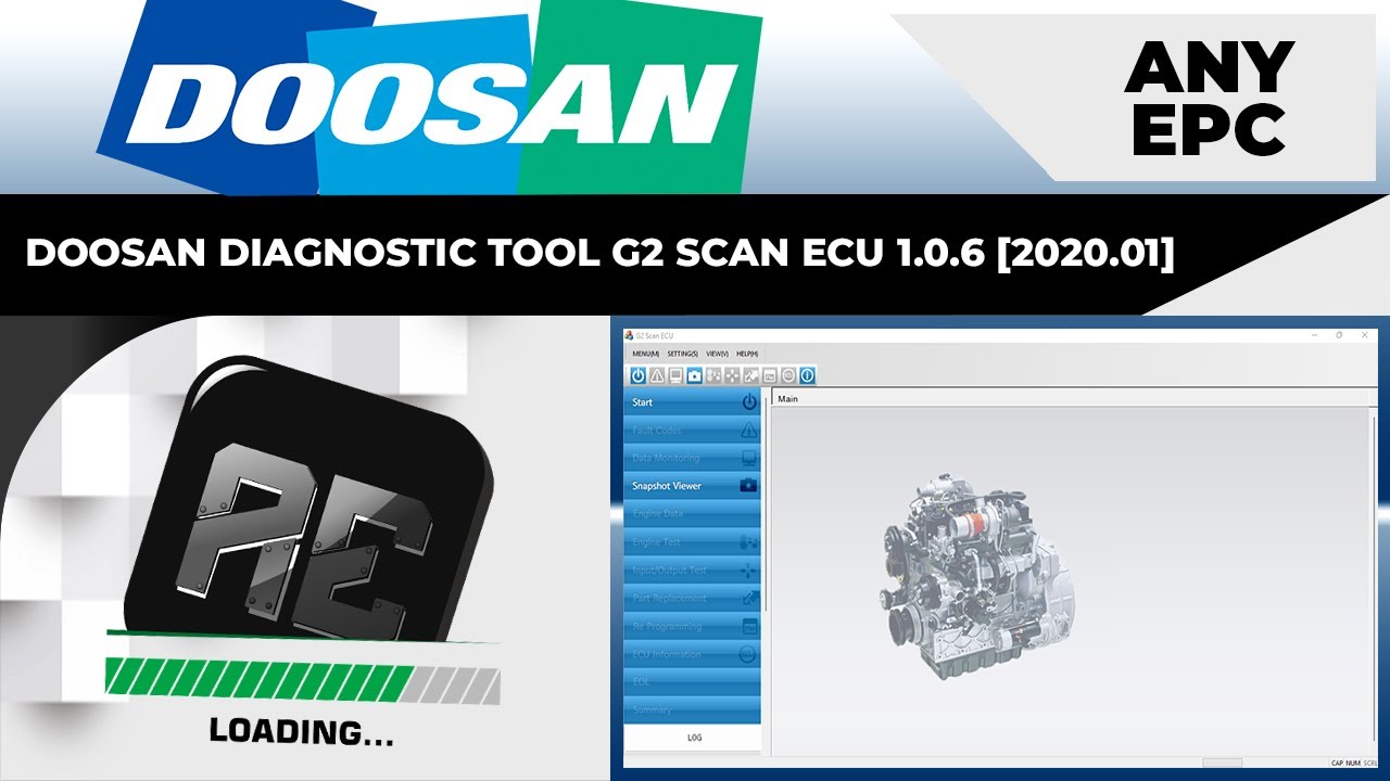 DOOSAN DIAGNOSTIC TOOL G2 SCAN ECU 1.0.6 [2020.01] | INSTALLATION - YouTube