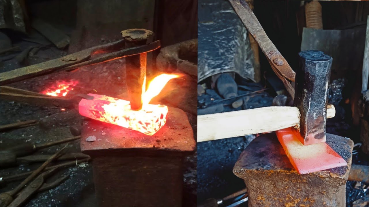 Blacksmithing Tools Making: Flatter And Cutter - YouTube