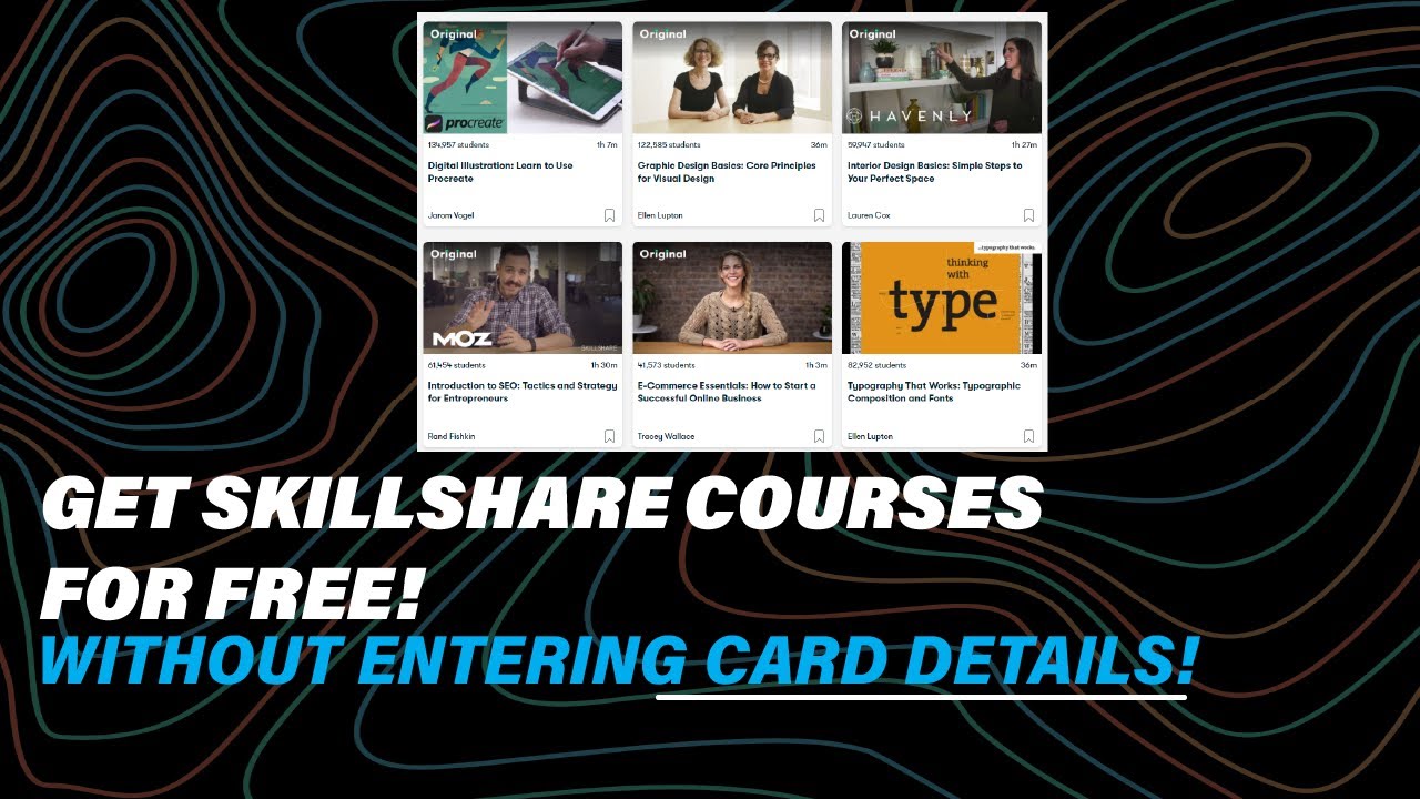 skillshare classes free | skillshare free courses | skillshare Courses ...