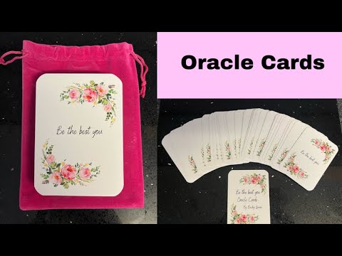 How to use my Oracle cards - £10 per pack - link in description - YouTube