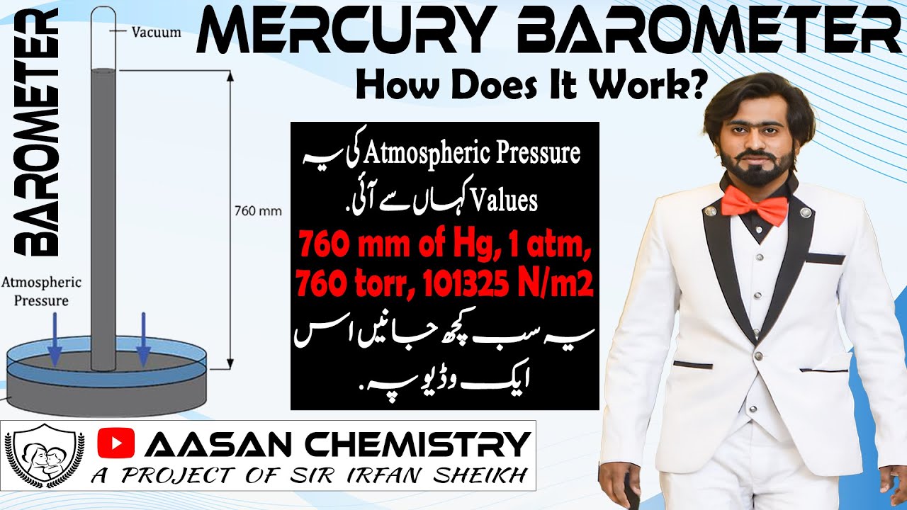 Barometer | Mercury Barometer | Class 11 Chapter 4 | Gases | Aasan ...