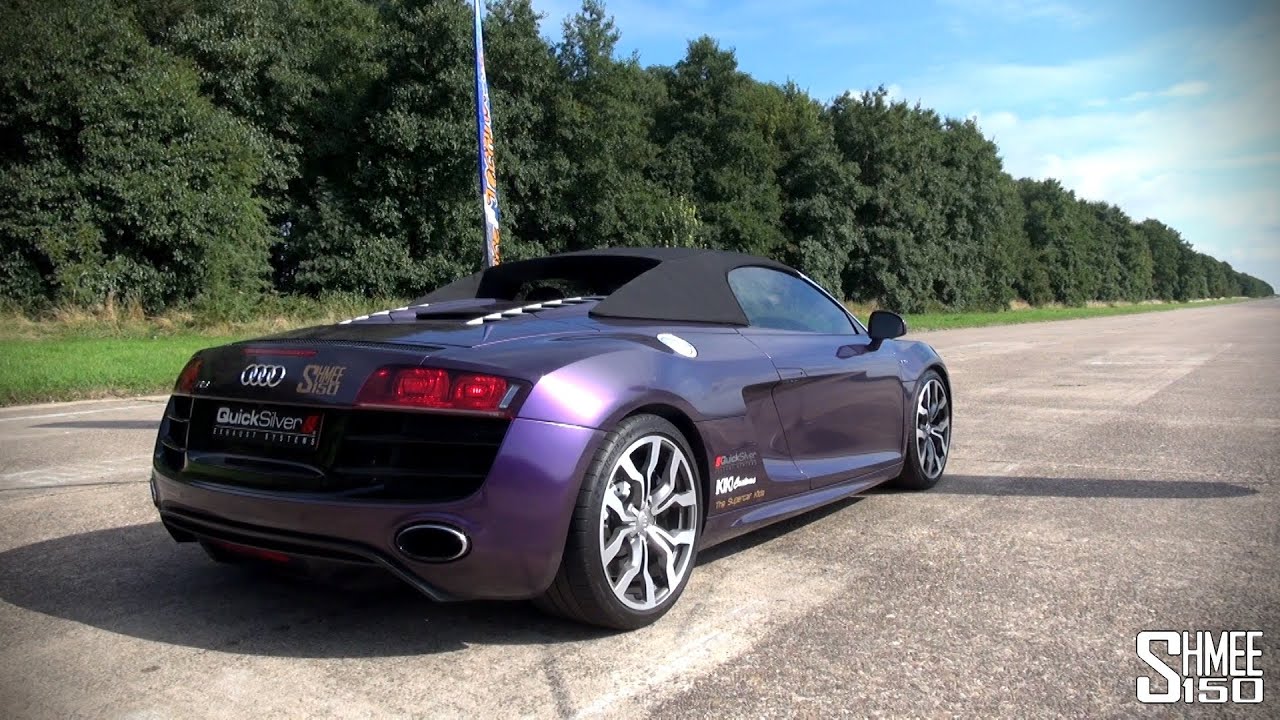 Audi R8 Spyder Purple