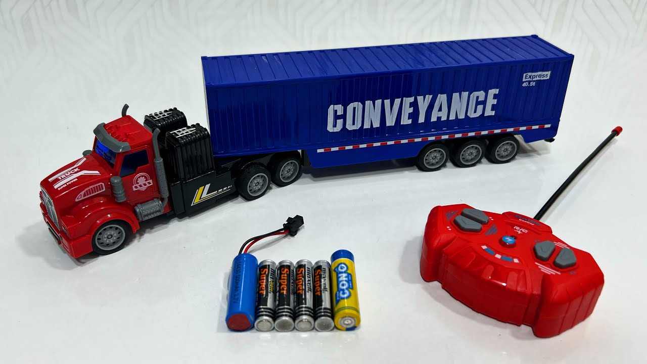 Unboxing RC Transport Truck 1:36 Scale, RC Bus, Remote Controlled ...