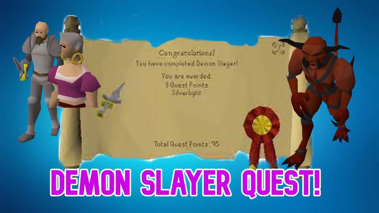 (OSRS) Demon Slayer Quest! (Español) 2022 - YouTube