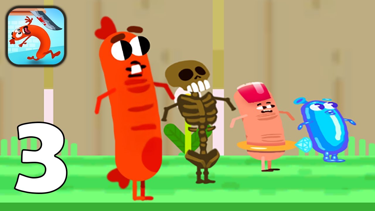 Run Sausage Run! - Gameplay Walkthrough Part 3 - Run with Sausage (iOS ...