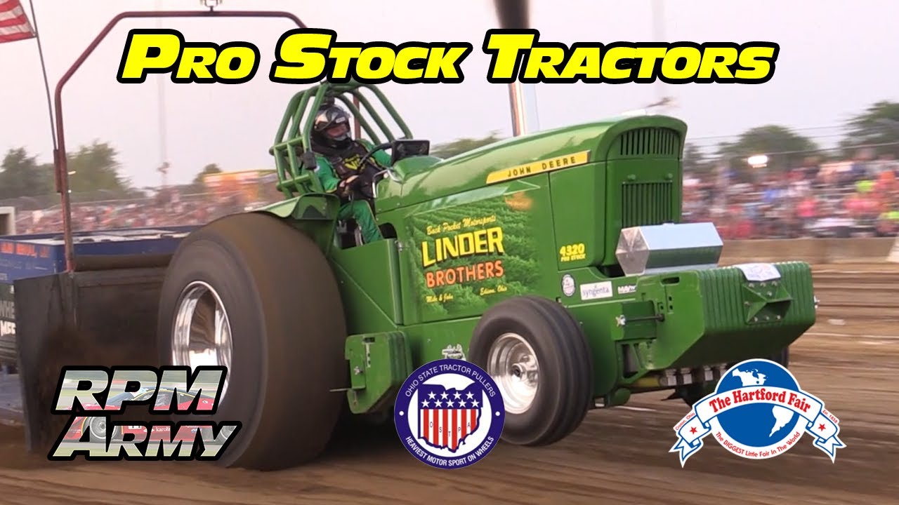 Pro Stock Tractor Pulling Hartford Fair OSTPA - YouTube