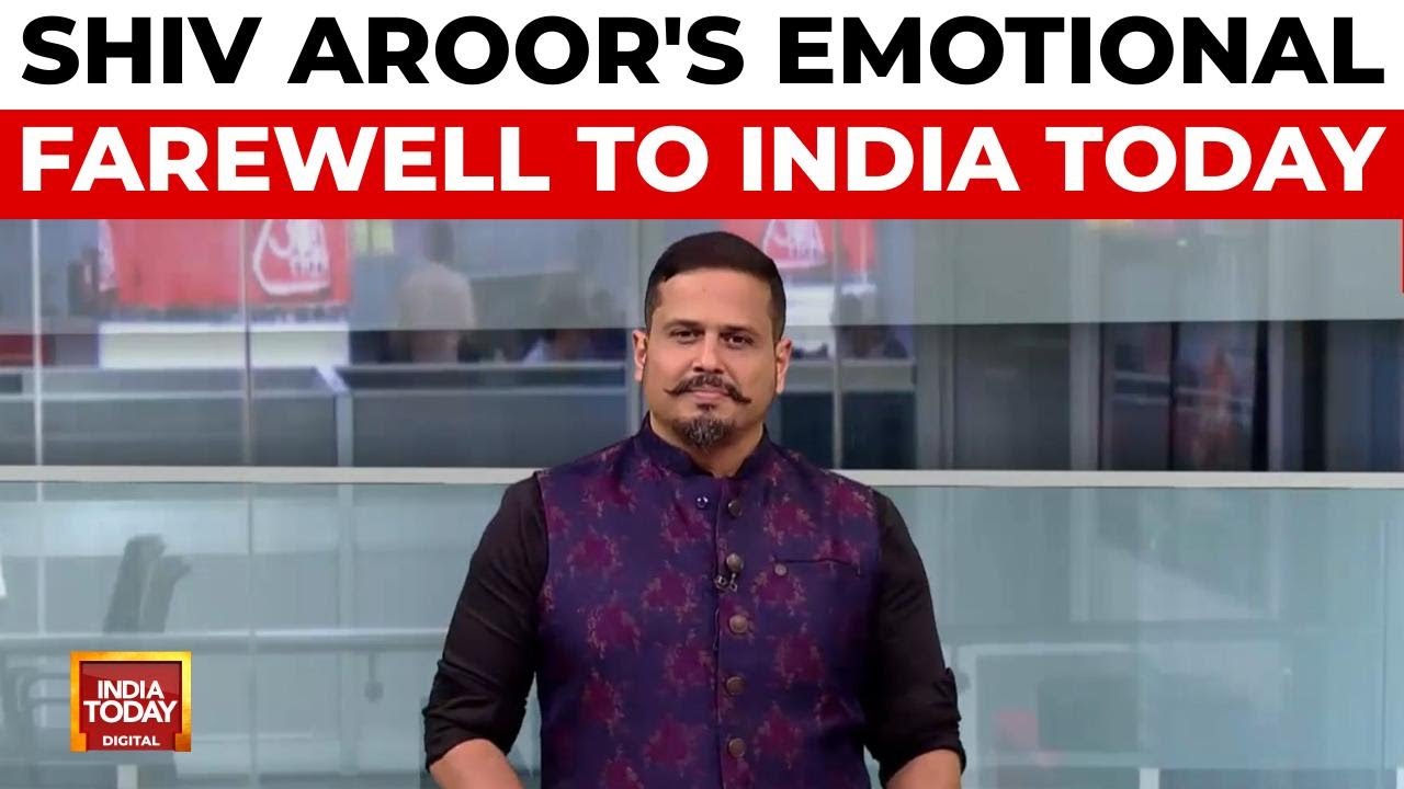 Shiv Aroor Bids Farewell After 18 Years in Emotional Final Message To ...