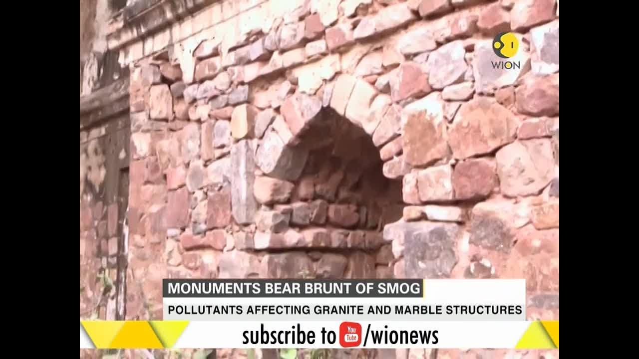 India: Delhi monuments at risk due to increasing pollution - YouTube